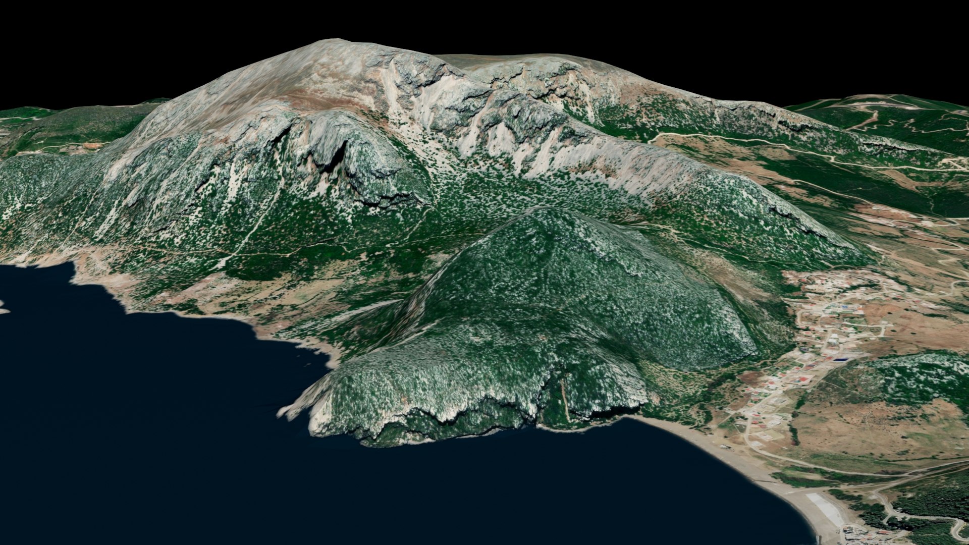 3D Model Jebel Musa - Morocco - TurboSquid 1882887
