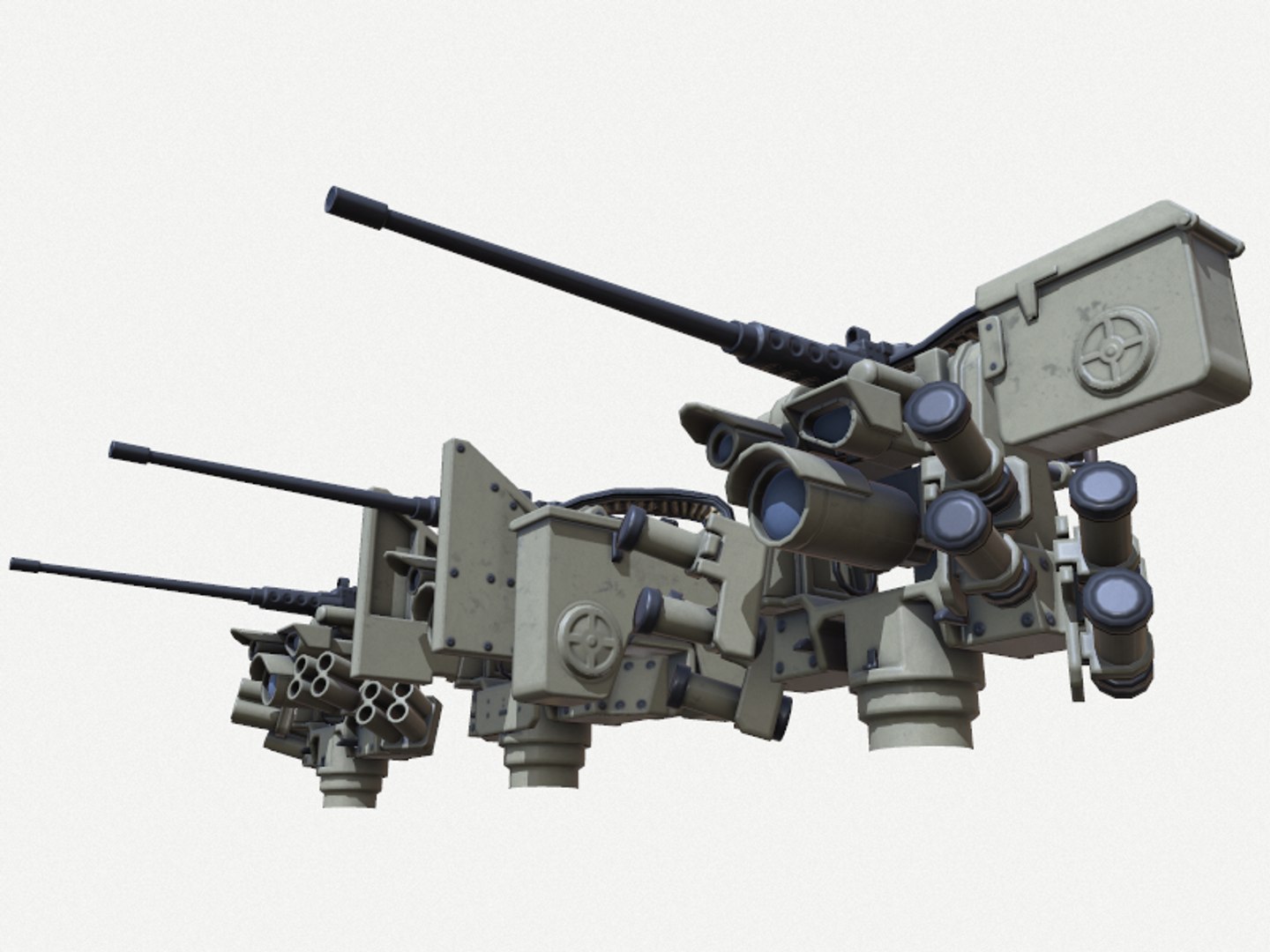 3D M153 Crows Ii Dust Model - TurboSquid 1431542