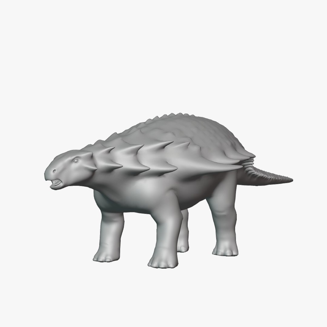 Nodosaurus Basemesh Low Poly model - TurboSquid 1994699