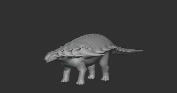 modelo 3d Nodosaurus Basemesh Low Poly - TurboSquid 1994699