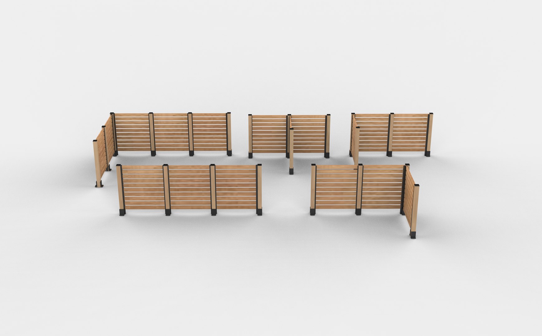 3D Fence System Post 3D Model - TurboSquid 2470121