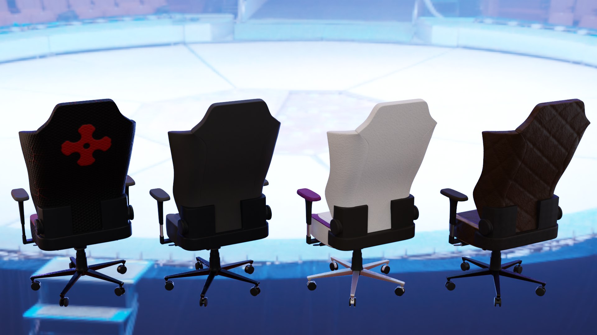 Gaming Chair Model - TurboSquid 1612442