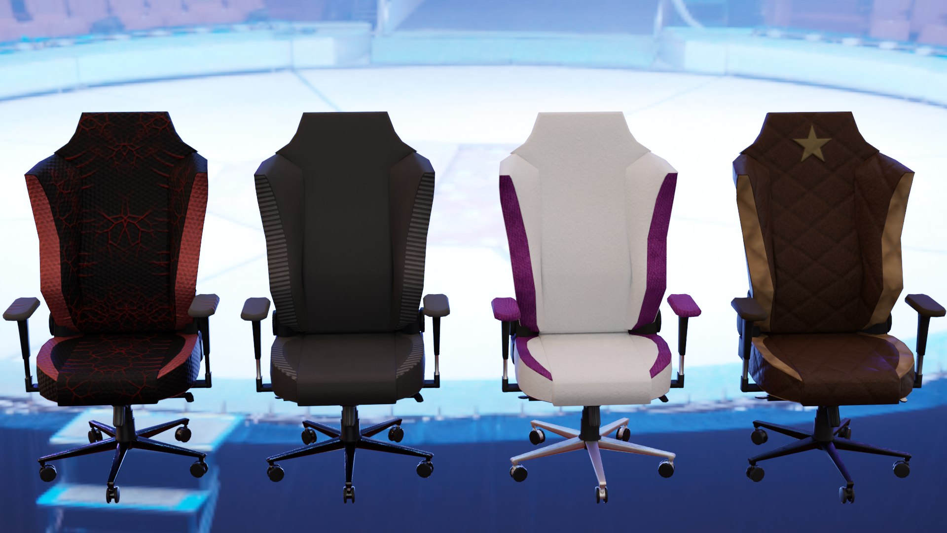 Gaming Chair Model - TurboSquid 1612442