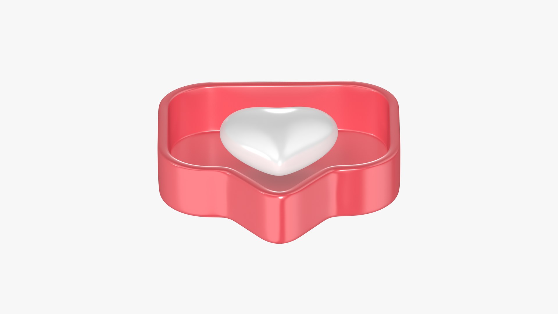 3D Intagram Heart Model - TurboSquid 1512158