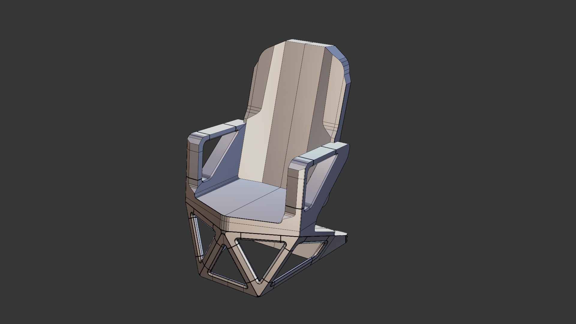 3D sci-fi chair - TurboSquid 1658582