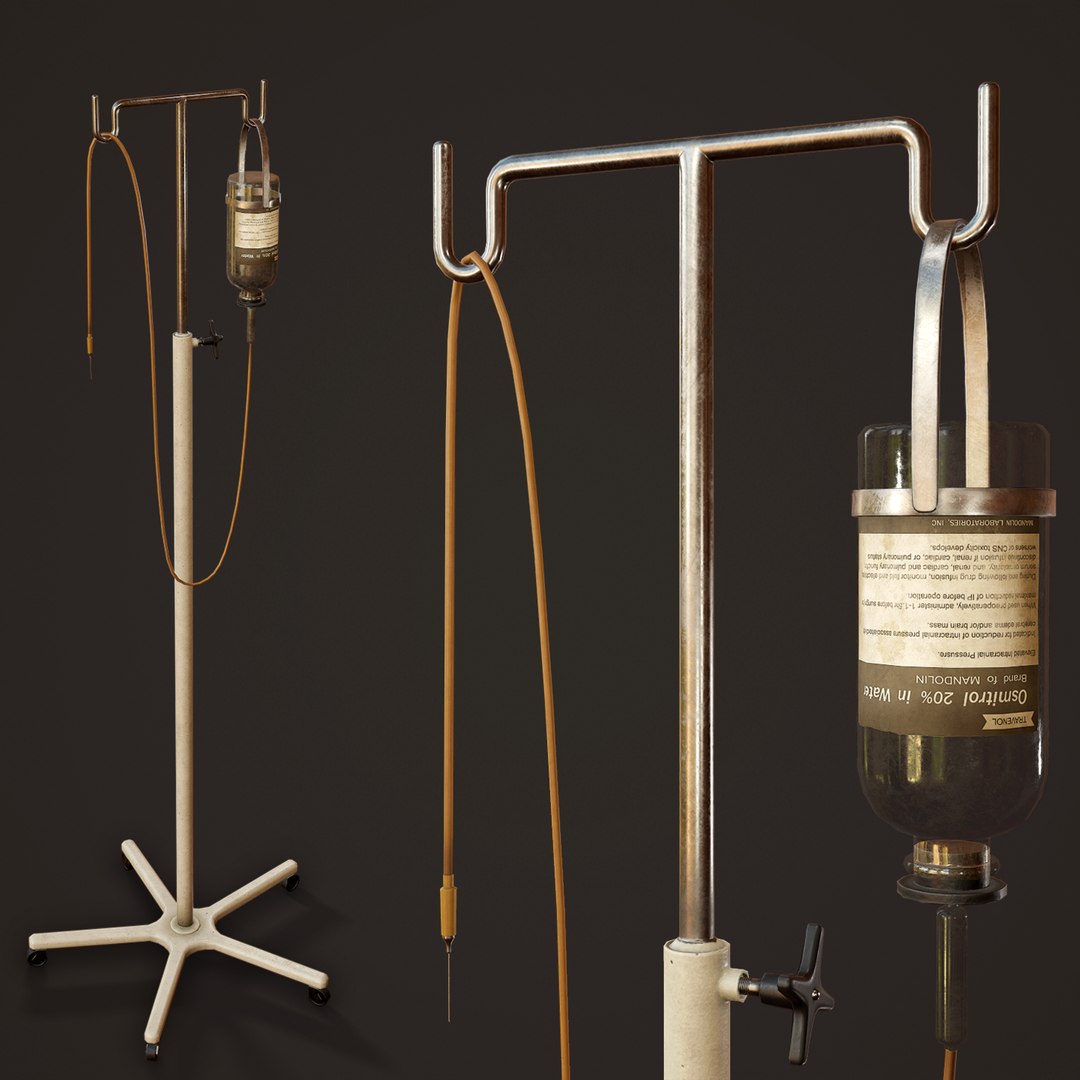 3D Drip Stand Ready Pbr Model - TurboSquid 1699684