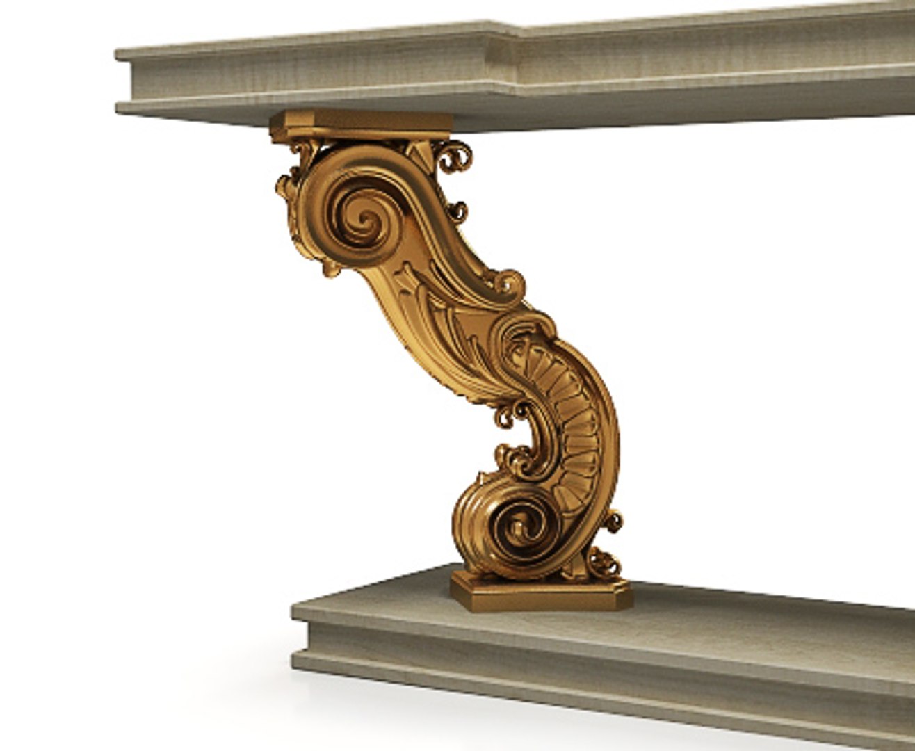 3d Classical Console