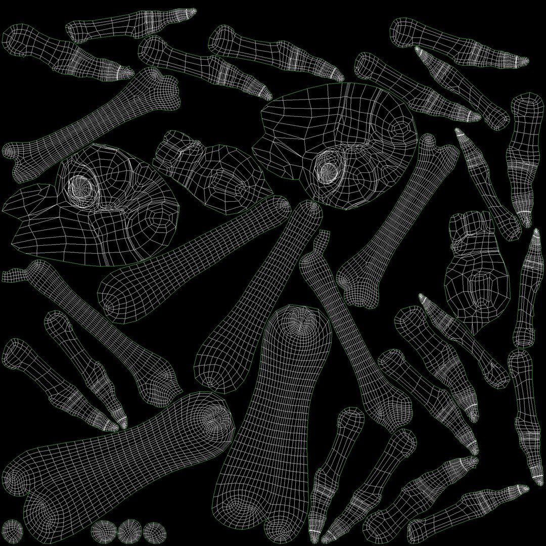 3D Skeleton Cartoon Scary - TurboSquid 2130242