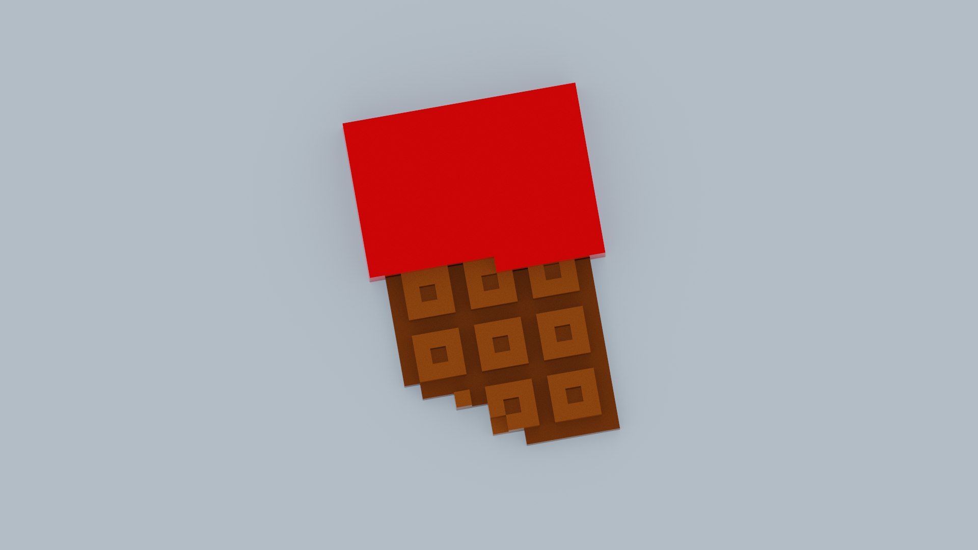 3D Voxel Chocolate - TurboSquid 1962770