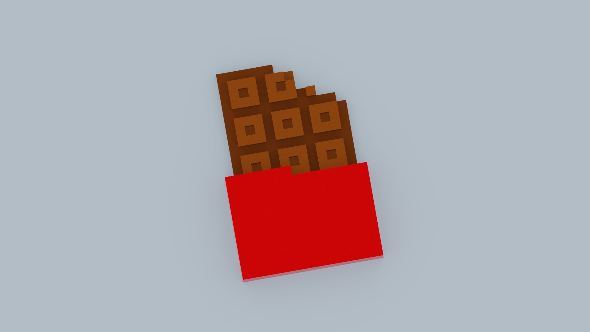 3D Voxel Chocolate - TurboSquid 1962770