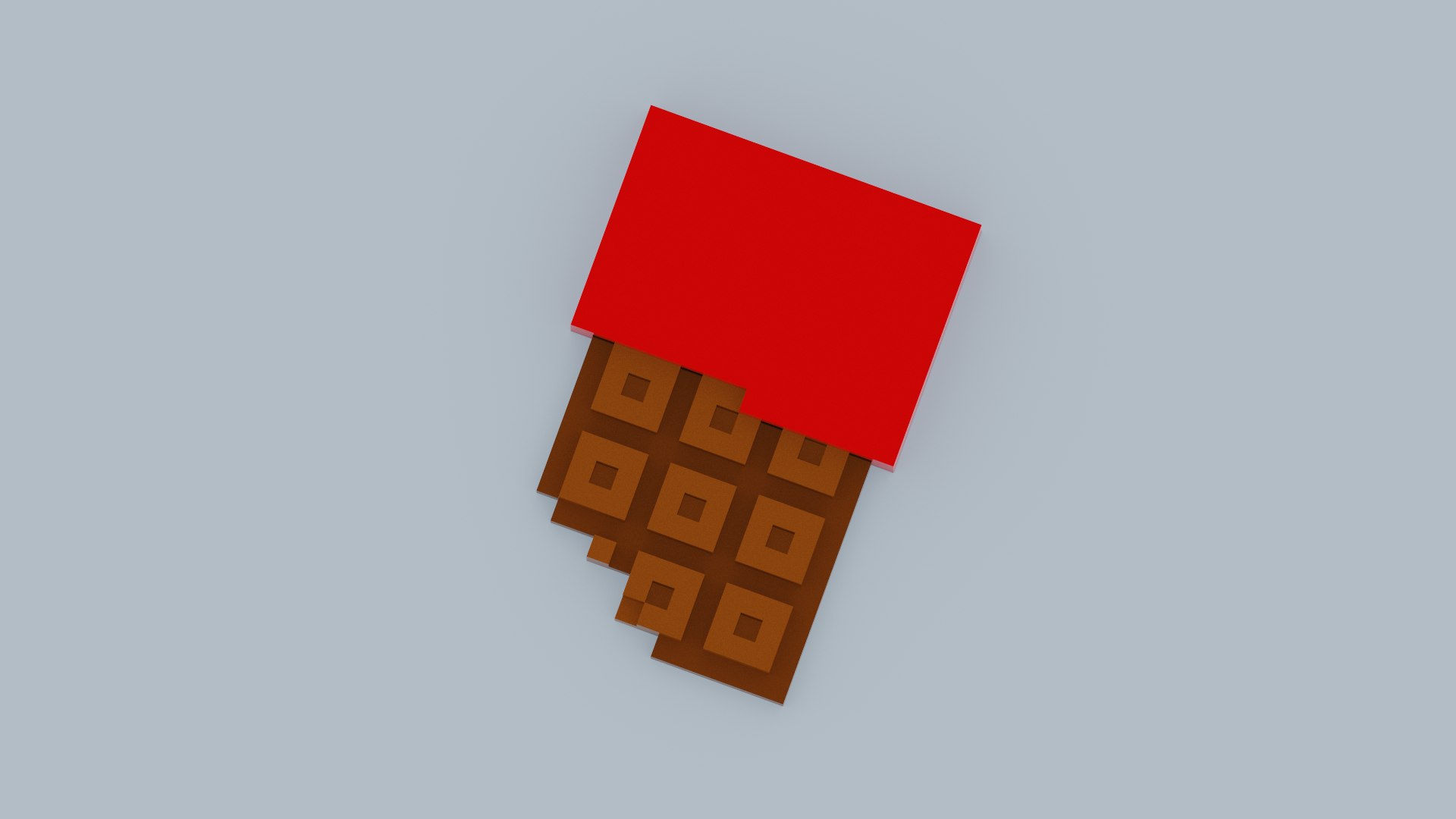 3D Voxel Chocolate - TurboSquid 1962770