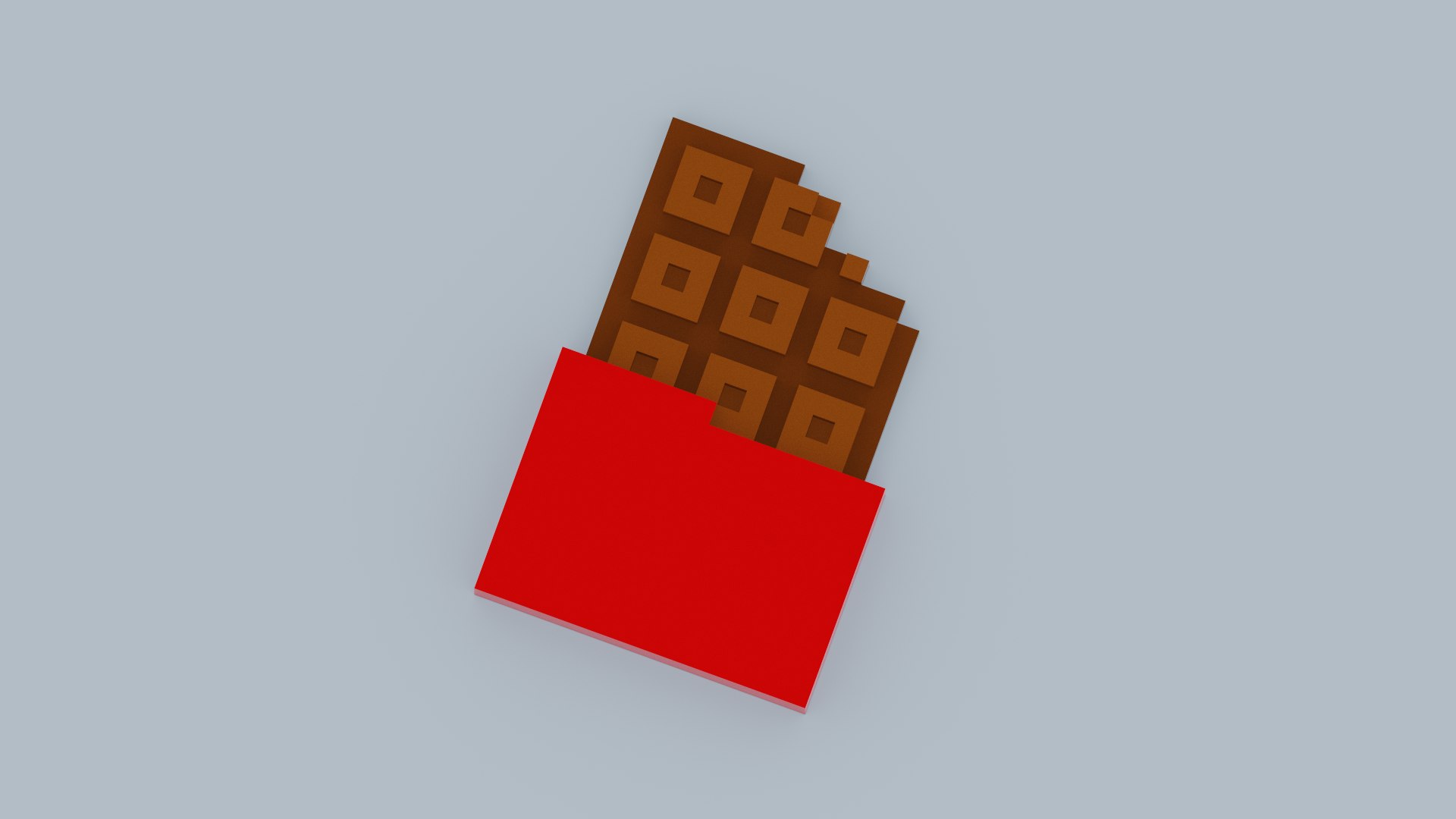 3D Voxel Chocolate - TurboSquid 1962770