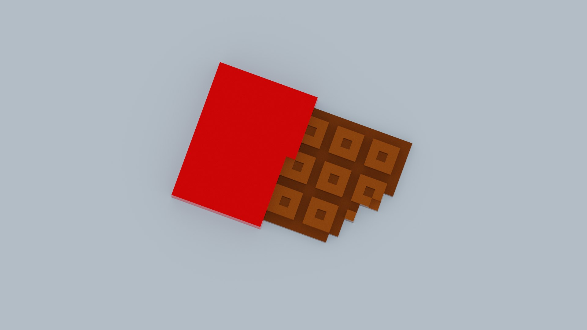 3D Voxel Chocolate - TurboSquid 1962770