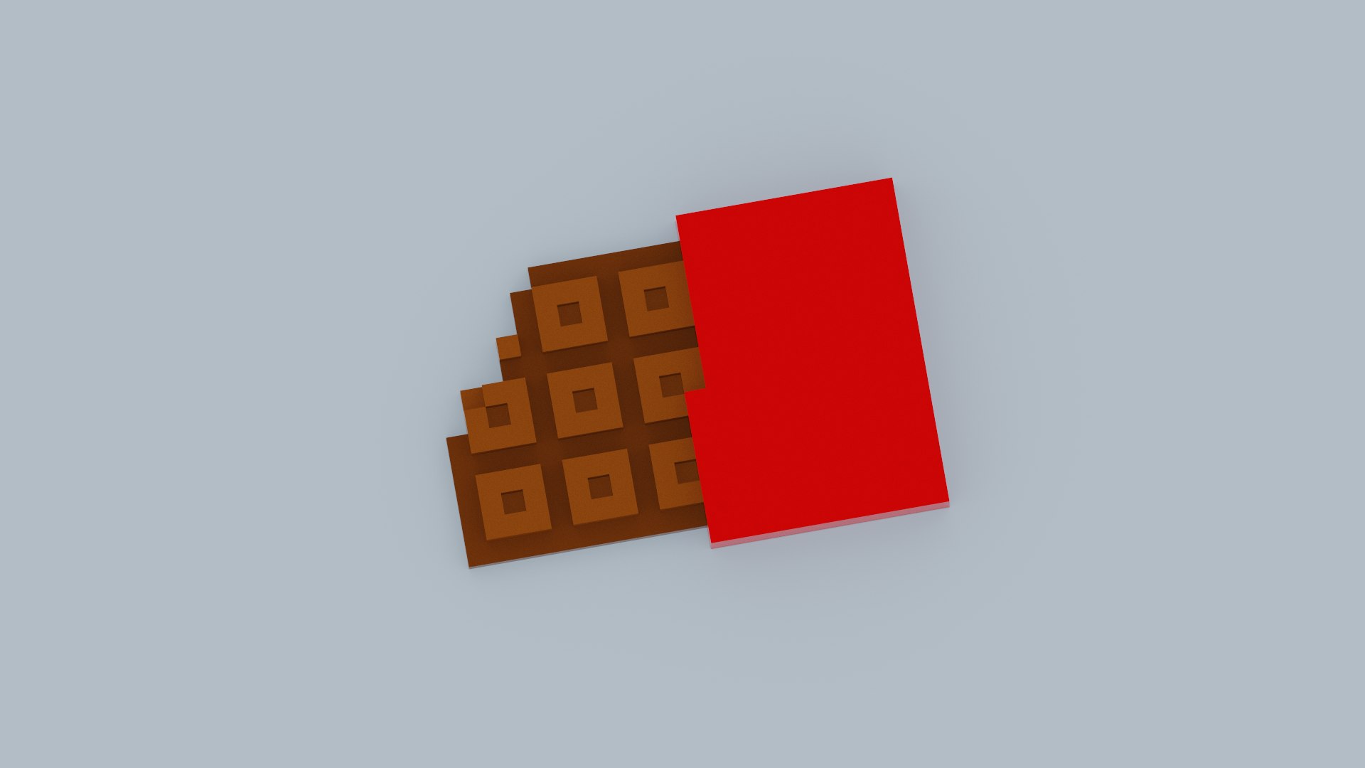 3D Voxel Chocolate - TurboSquid 1962770