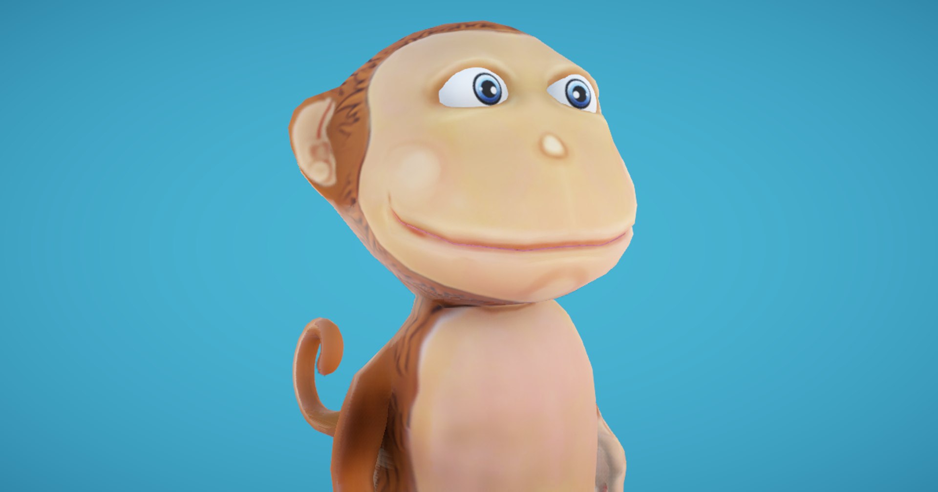 3D monkey pet model - TurboSquid 1296627