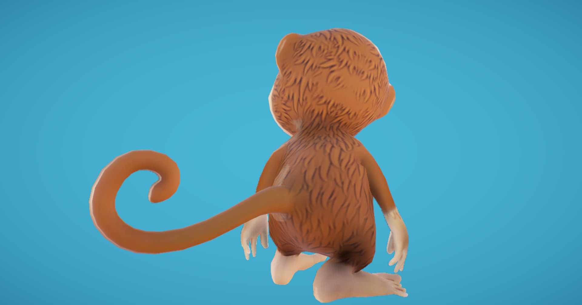 3D monkey pet model - TurboSquid 1296627