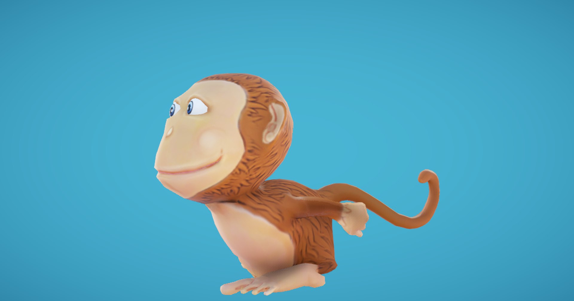 3D monkey pet model - TurboSquid 1296627