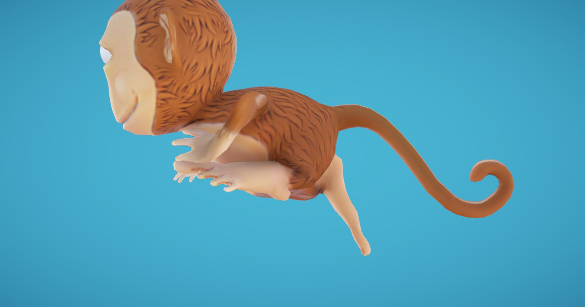 3D monkey pet model - TurboSquid 1296627