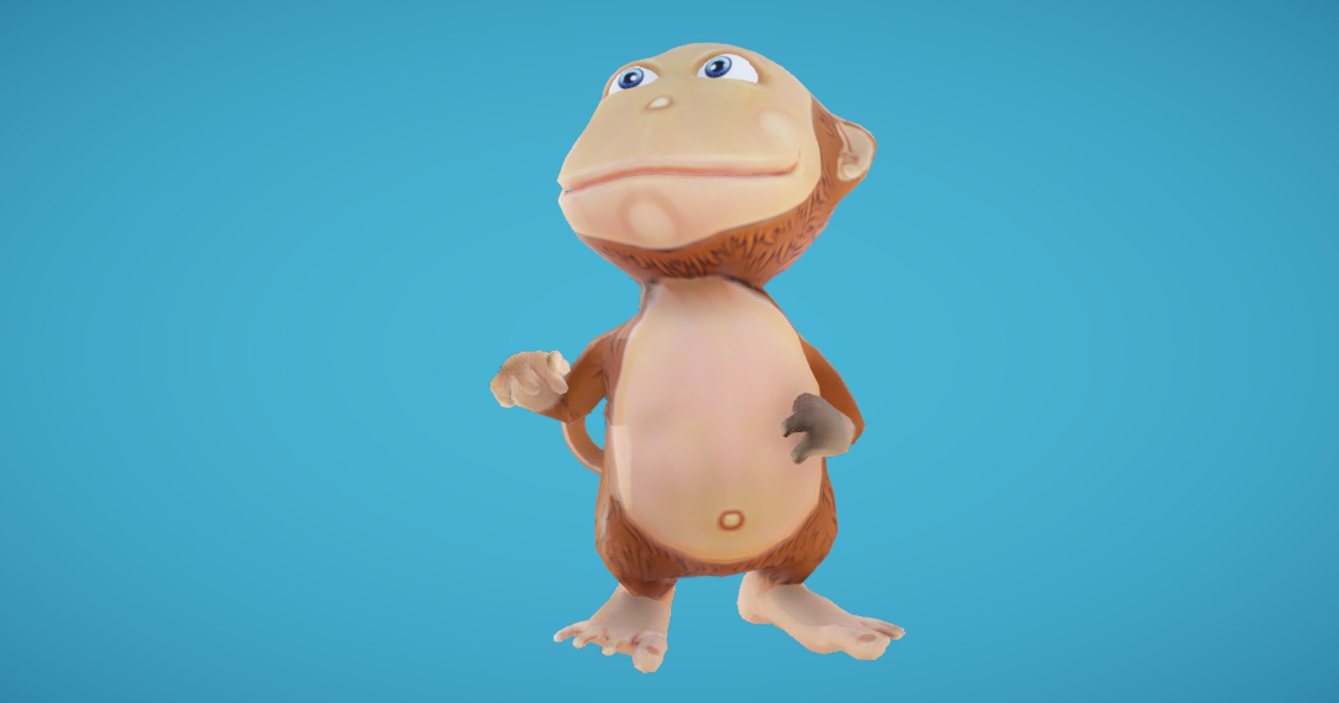 3D monkey pet model - TurboSquid 1296627