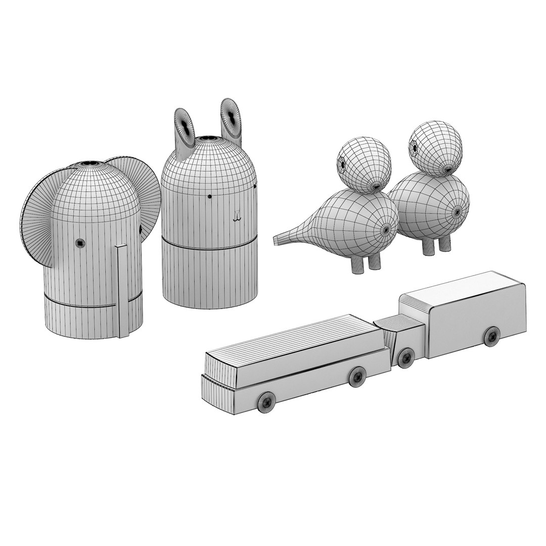 Baba Money Bank Duotone Cars Songbird Ruth 3D Model - TurboSquid 1957808