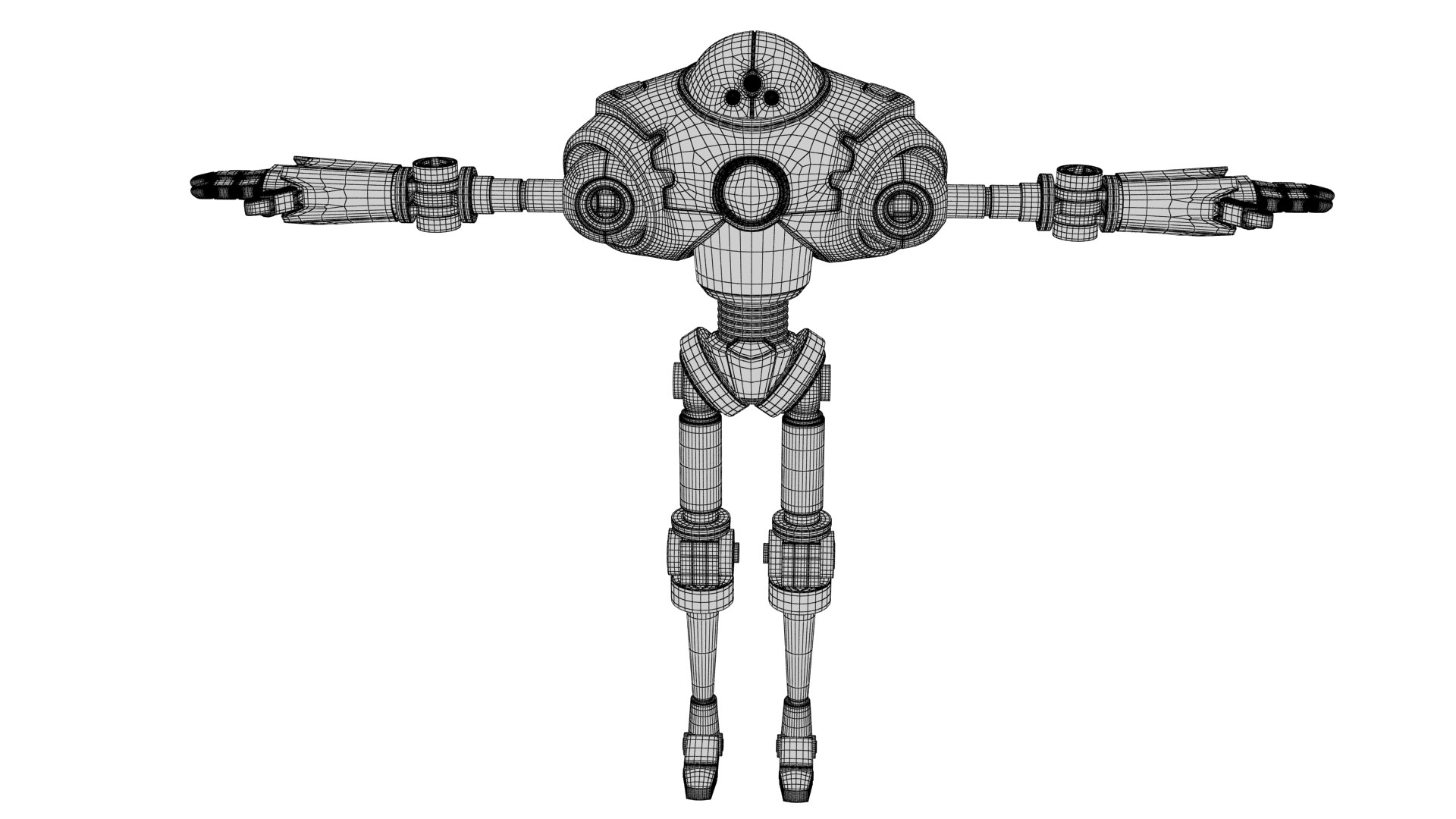 Cartoon Robot 3D Model - TurboSquid 1491087