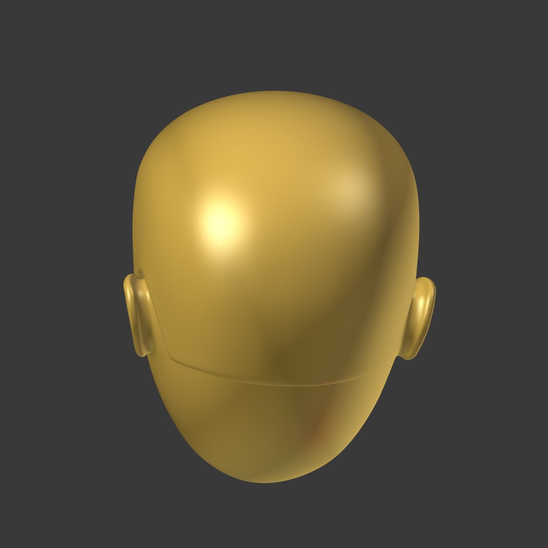 3D Man Head Icon Model - TurboSquid 1588954