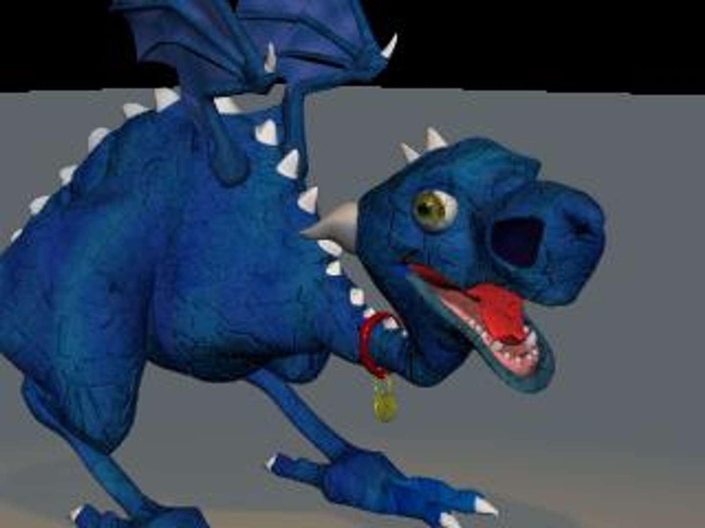 3d Model Of Small Dragon