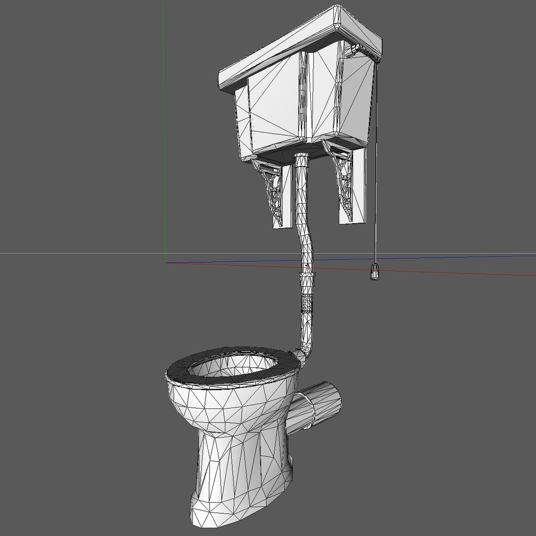 3d Toilet Renderer Ready Model
