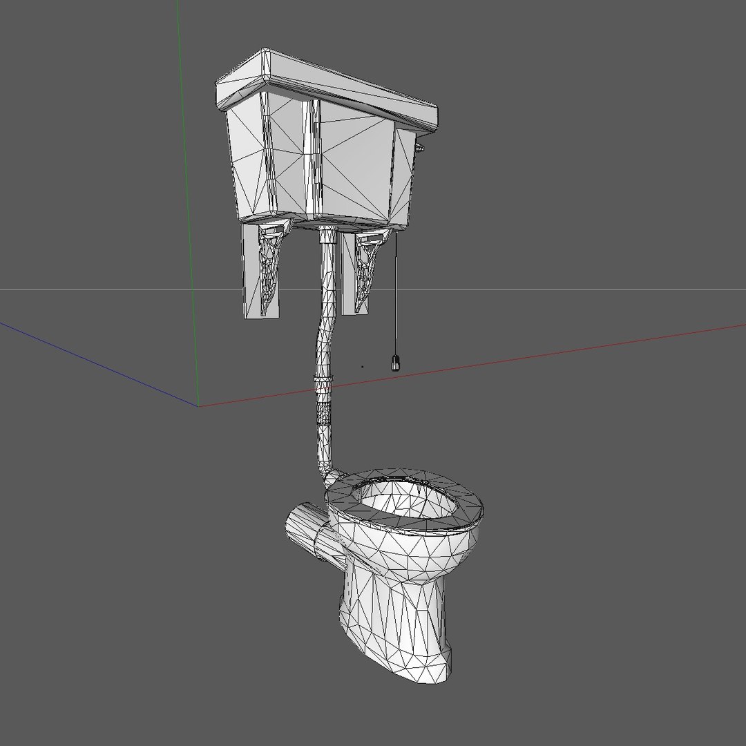 3d Toilet Renderer Ready Model