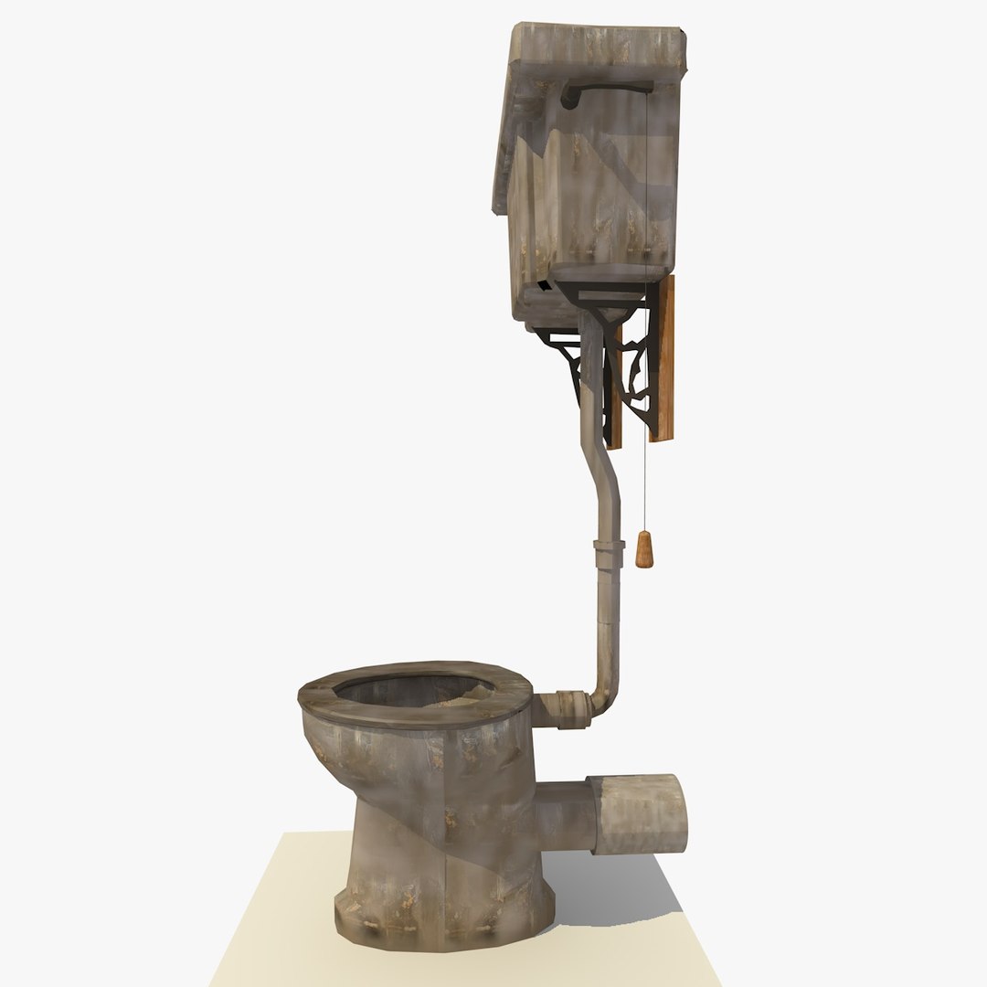 3d Toilet Renderer Ready Model