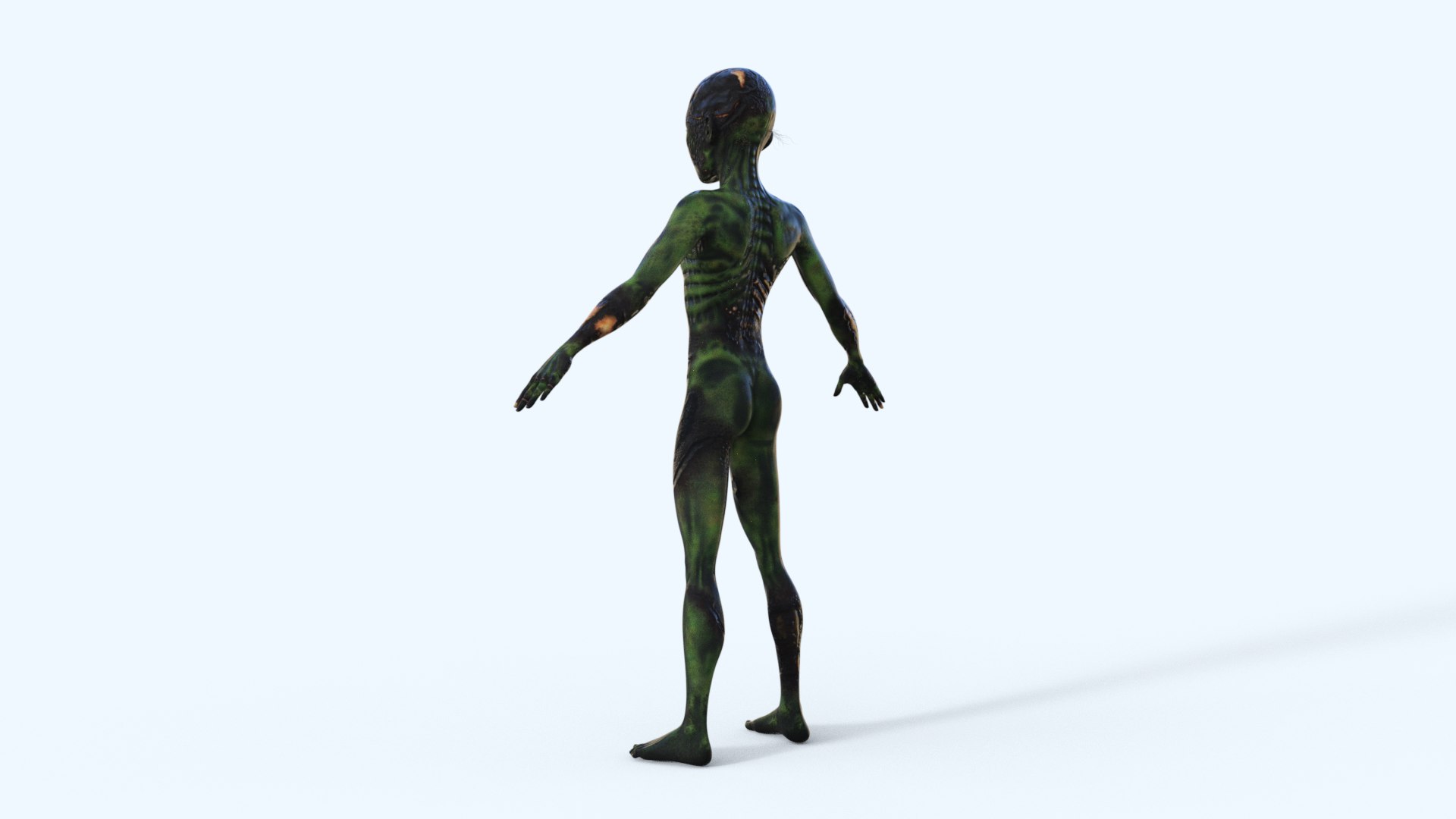 Scary Creature Rigged 3D Model - TurboSquid 2208763