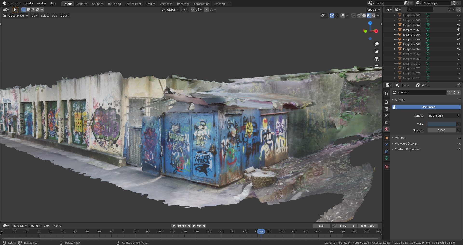 Abandoned Building - Photoscanned 3D Model - TurboSquid 1586613