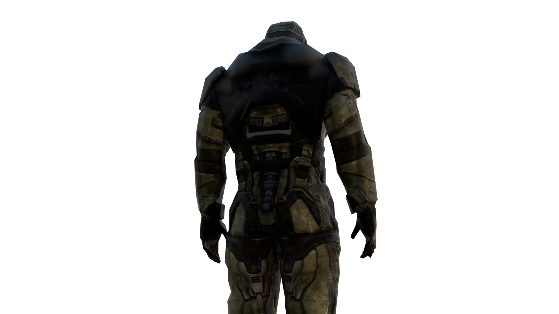 3D Futuristic Heavy Armor Soldier Rigged 3D Model Battle-Ready ...