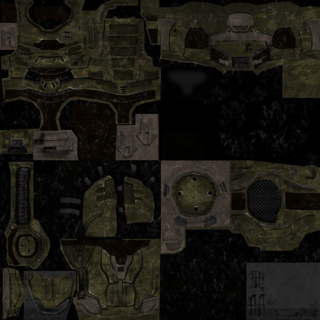 3D Futuristic Heavy Armor Soldier Rigged 3D Model Battle-Ready ...