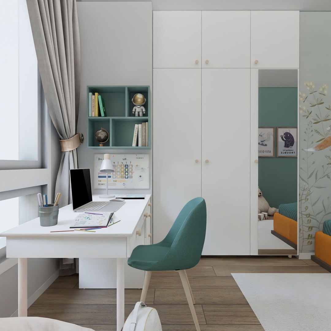 Kids Room 2 Blender Scene 3D Model - TurboSquid 2297612