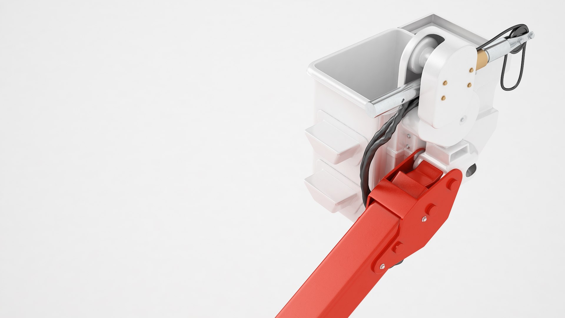 3D Articulating Bucket Truck Back Part 06 - TurboSquid 2121727