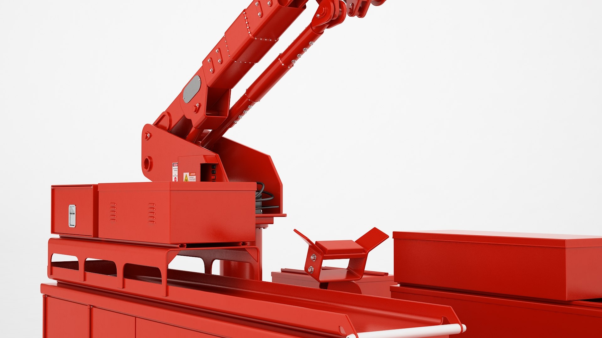 3D Articulating Bucket Truck Back Part 06 - TurboSquid 2121727