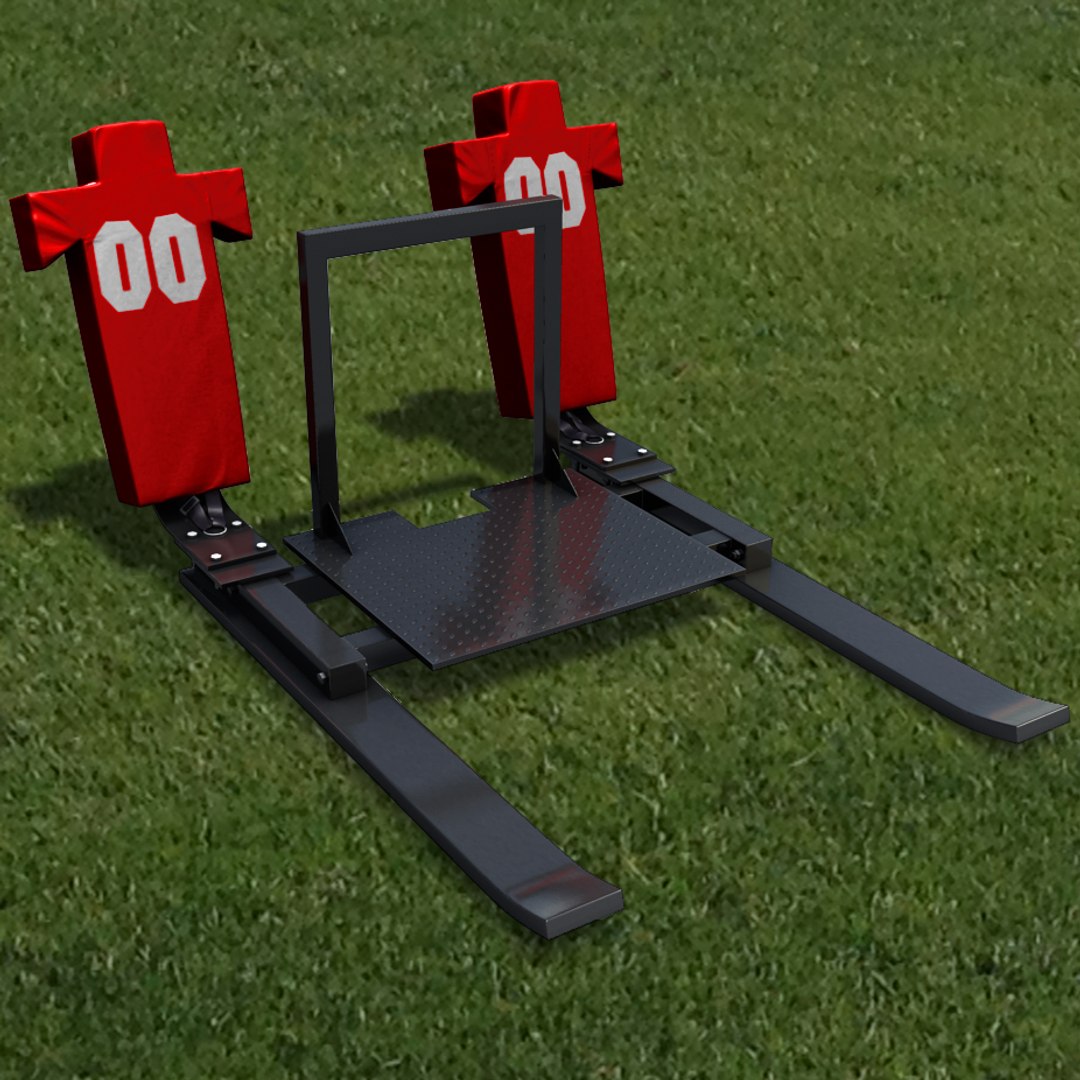 3d Football Training Sled Model
