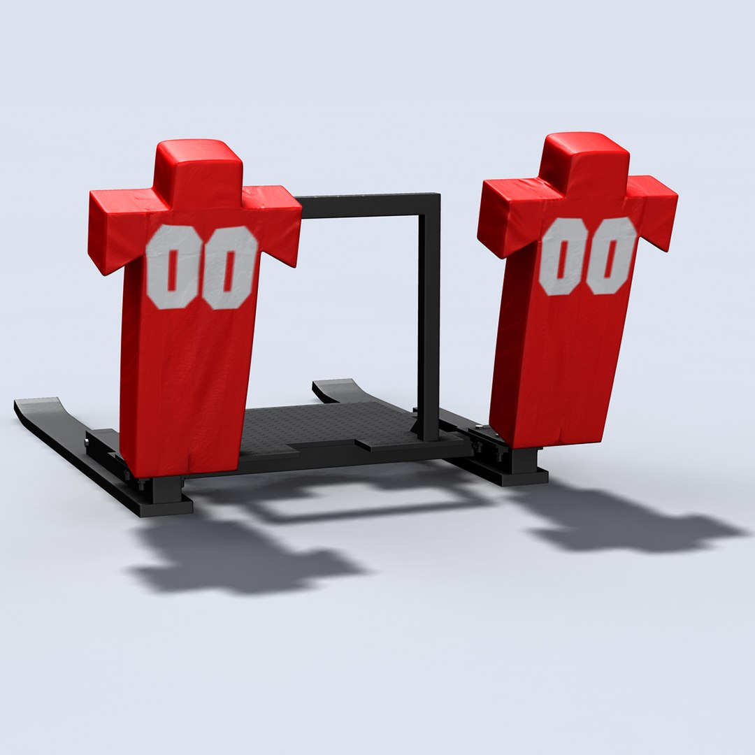 3d Football Training Sled Model