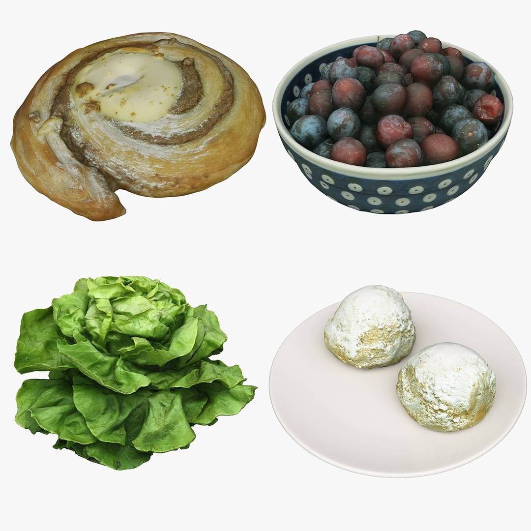 Food Collection 18 Mixed 3D Model - TurboSquid 2107642