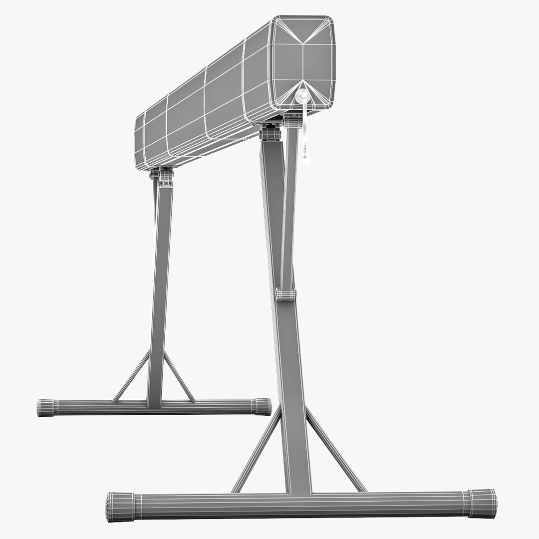 3d Model Gymnastics Balance Beam