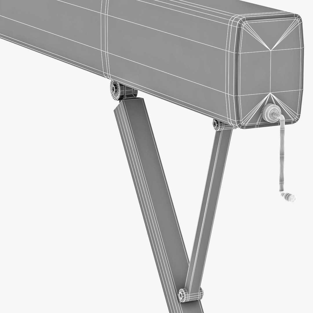 3d Model Gymnastics Balance Beam