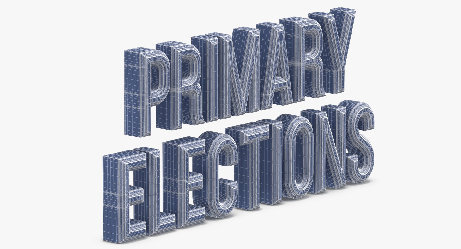 Primary Elections Model - TurboSquid 1339184