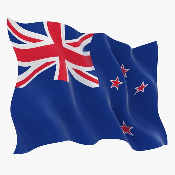Realistic new zealand flag model - TurboSquid 1613730