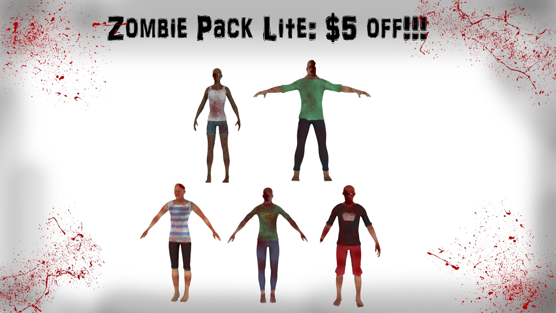 Zombies Pack 3d 3ds