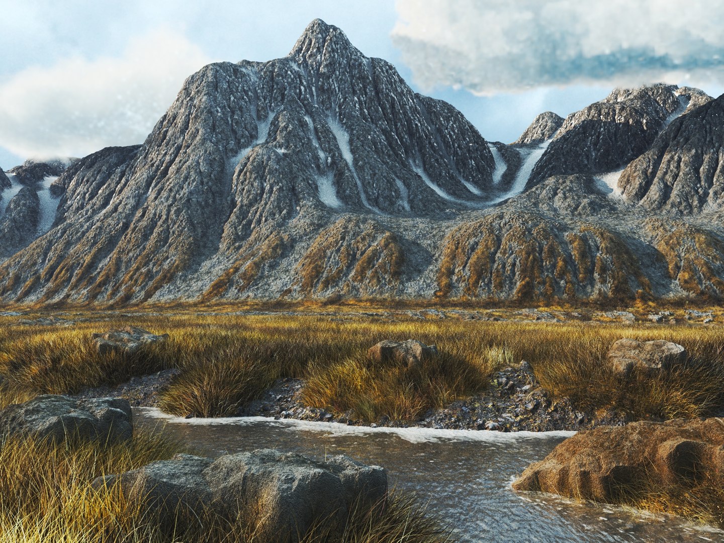 Iceland Landscape 3D Model - TurboSquid 2244534