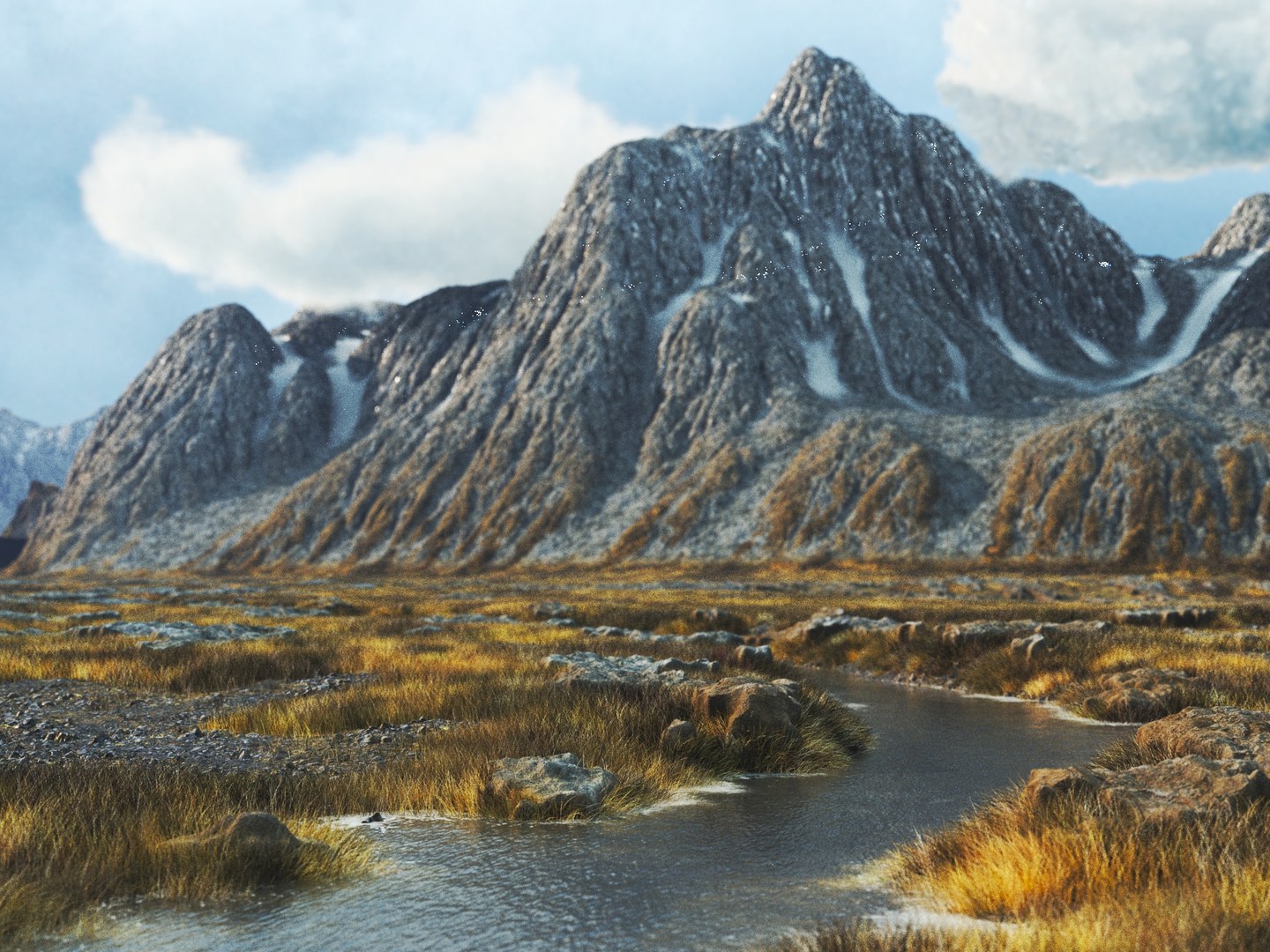 Iceland Landscape 3D Model - TurboSquid 2244534