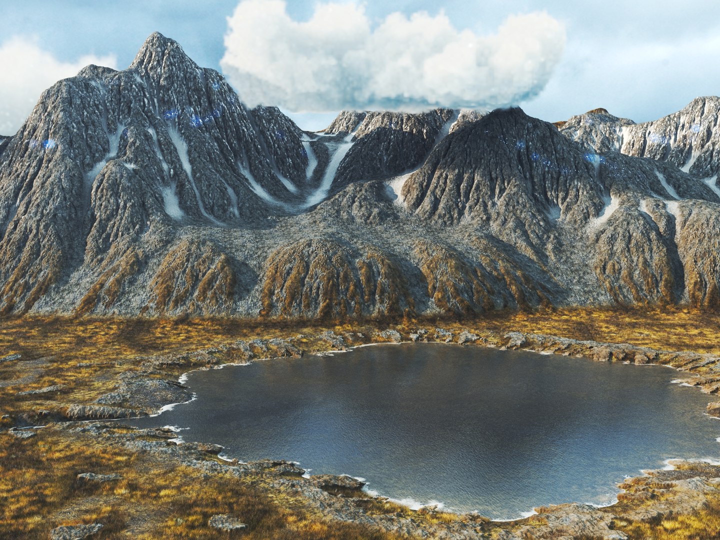 Iceland Landscape 3D Model - TurboSquid 2244534
