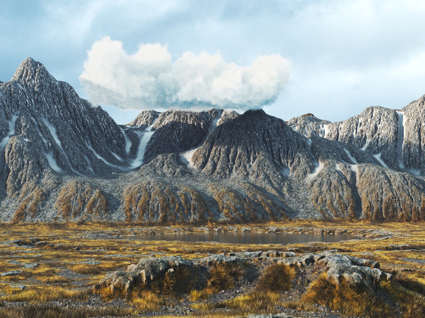 Iceland Landscape 3D Model - TurboSquid 2244534
