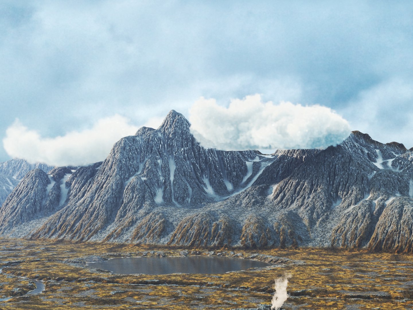 Iceland Landscape 3D Model - TurboSquid 2244534